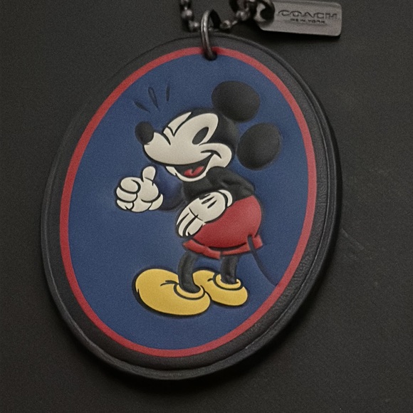 Coach | Accessories | Coach X Disney Mickey Mouse Leather Fob Chain ...
